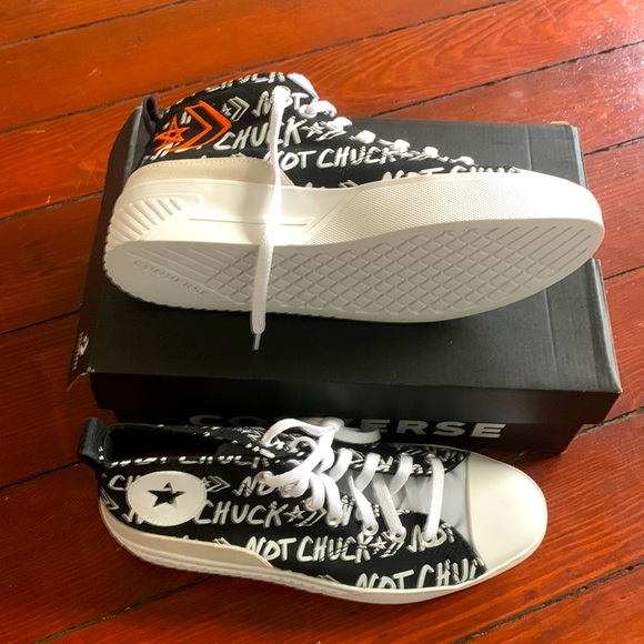 Converse | Shoes | Converse Not A Chuck Black And White High Tops ...